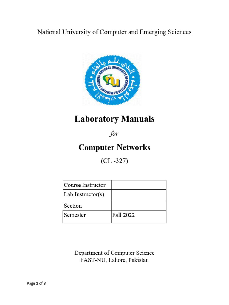 Lab Manual 1 - BCS-6A - Spring 2022 | PDF | Computer File | Directory (Computing)