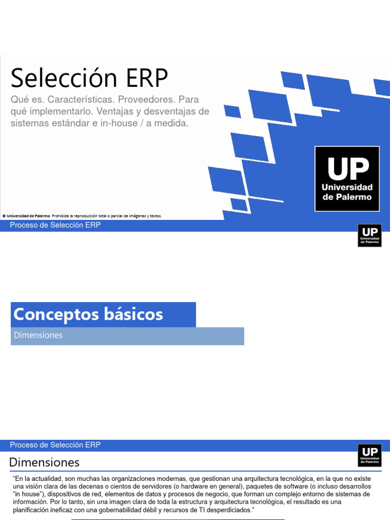 6 - Seleccion ERP | Descargar gratis PDF | Planificación de recursos empresariales | Software