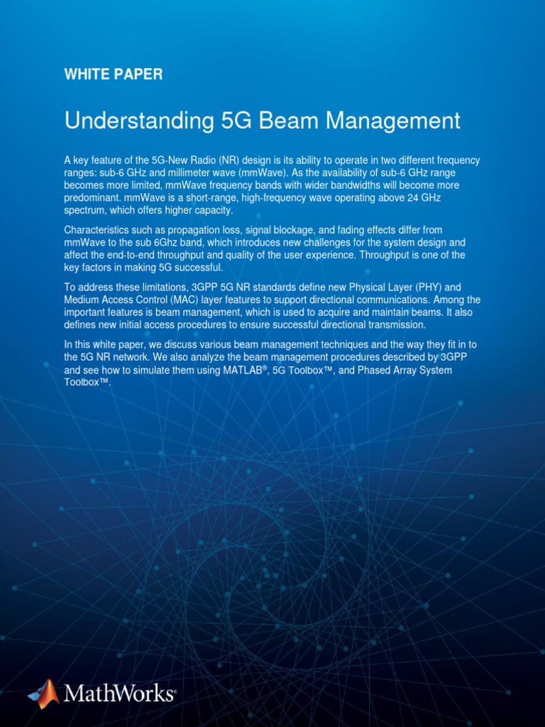 5g Beam Management White Paper | PDF | Extremely High Frequency ...
