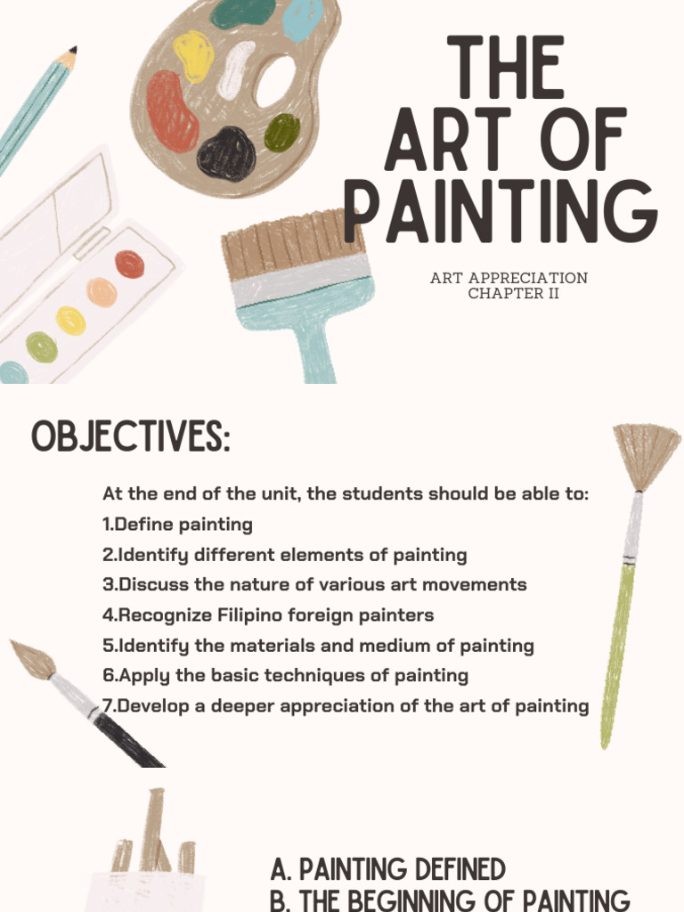 CHAPTER 2 - Art of Painting | PDF