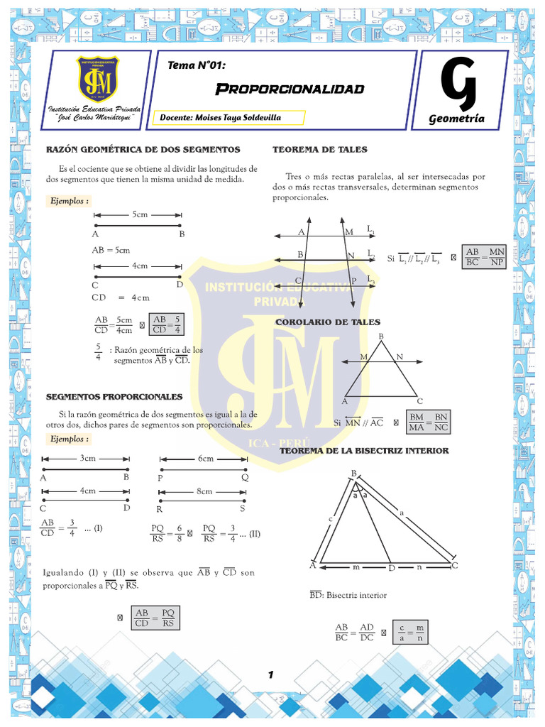 Tercero de Secundaria Geometria | PDF