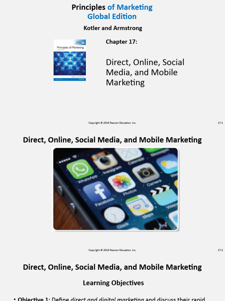 Chapter 9 - Direct, Online, Social Media, and Mobile Marketing | PDF