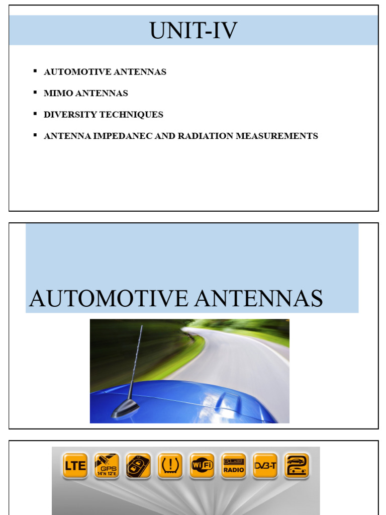 Automotive Antennas | PDF | Business | Technology & Engineering