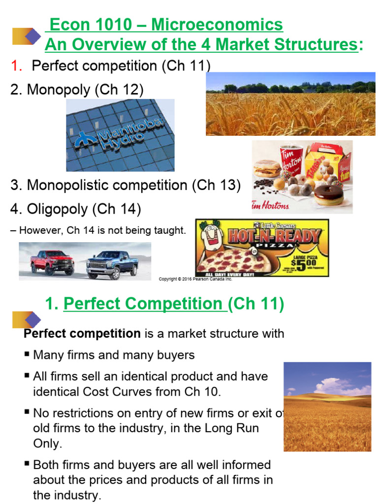 Microeconomics: Market Structures Guide | PDF | Business | Finance ...