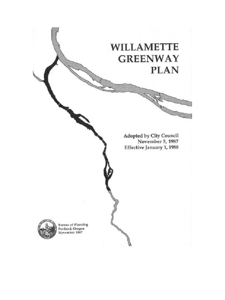 Willamette Greenway Plan | PDF