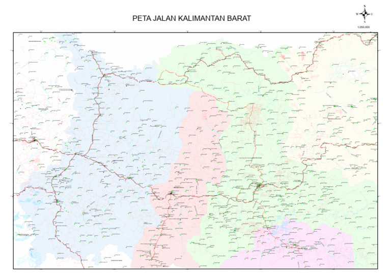 Peta Jalan Kalbar | PDF