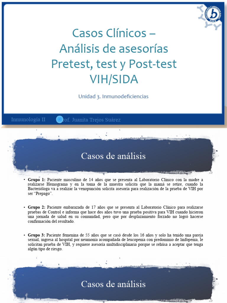 Analisis de Casos Pre Test y Post Test | PDF