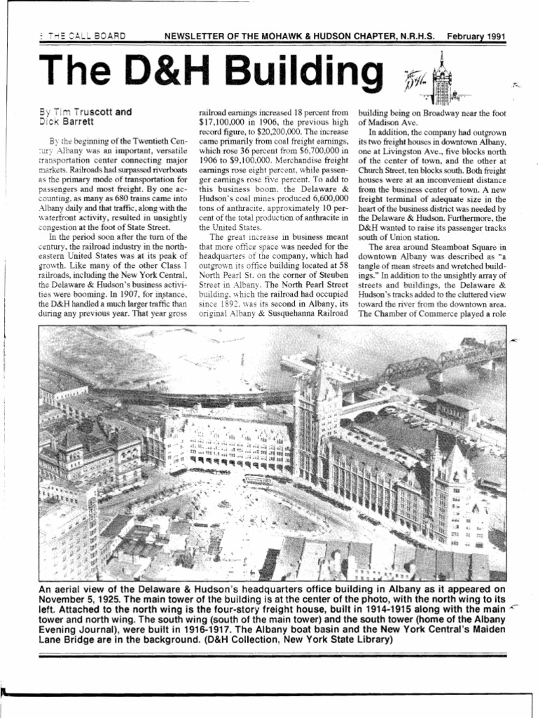 The D&H Building | Albany | New York Central Railroad