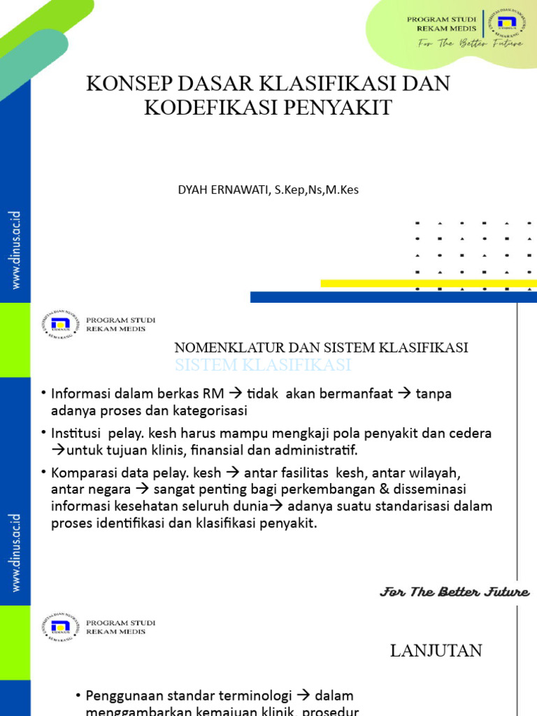 TM 5 Konsep Dasar Klasifikasi Dan Kodefikasi Penyakit | PDF