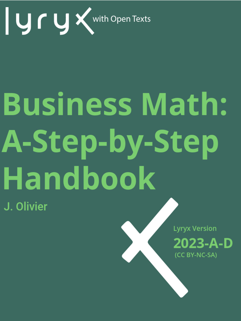 Olivier BusinessMath | PDF