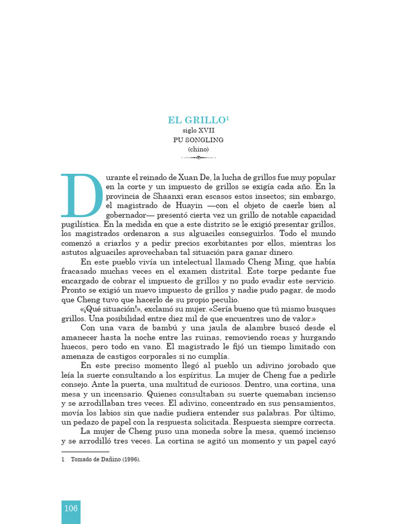 El Grillo | PDF