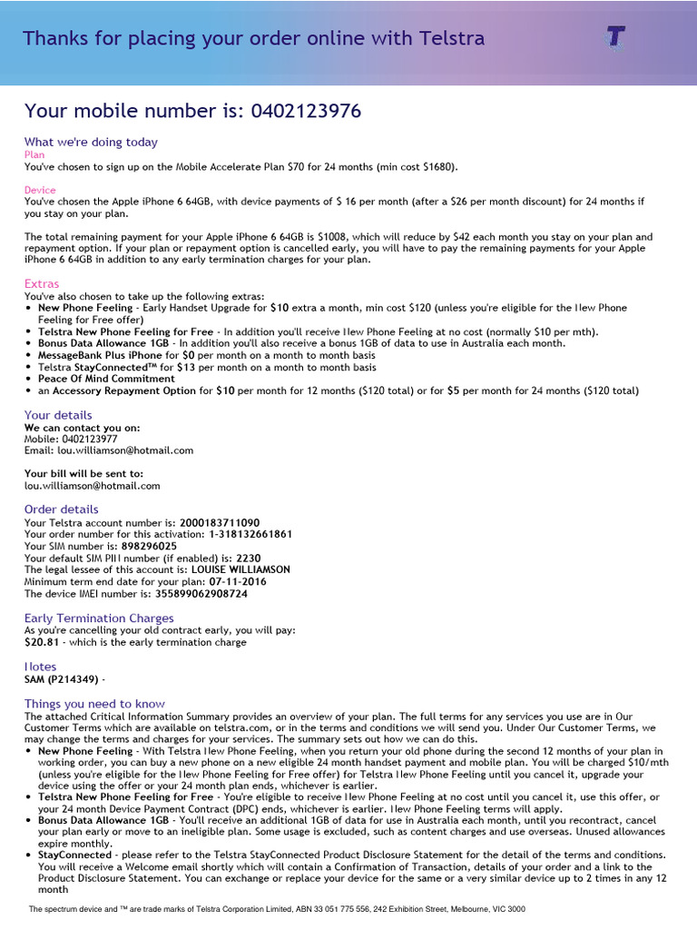 TELSTRA | PDF | Mobile Phones | I Phone