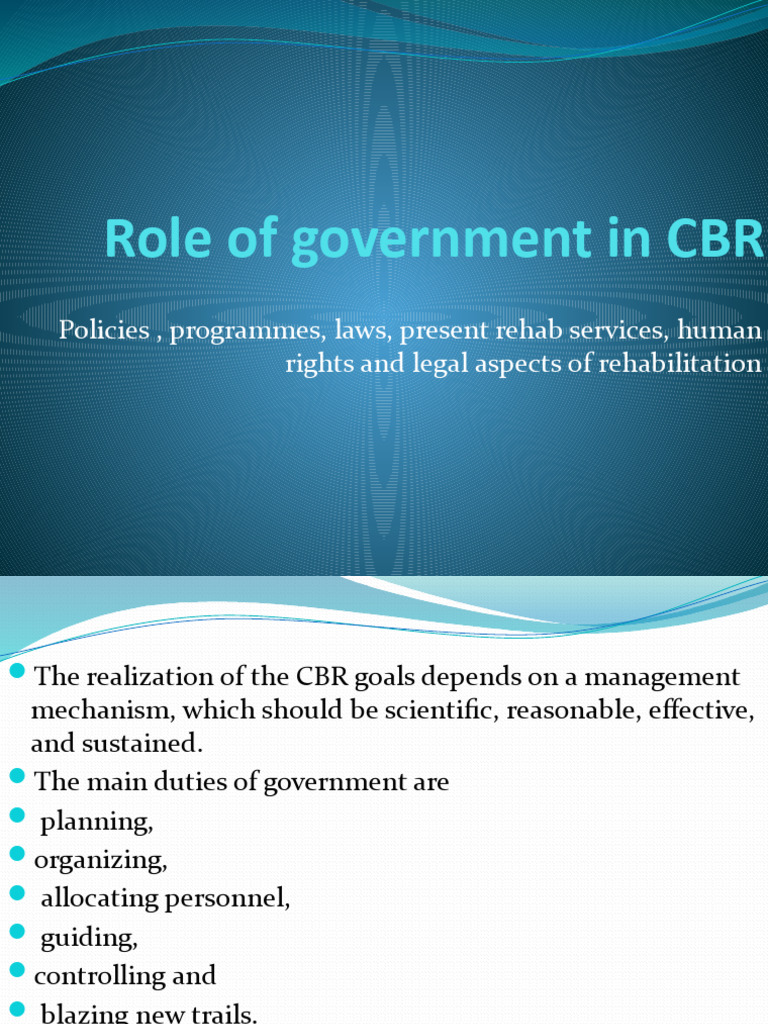 Community and Government Role | PDF | Disability | Human Rights