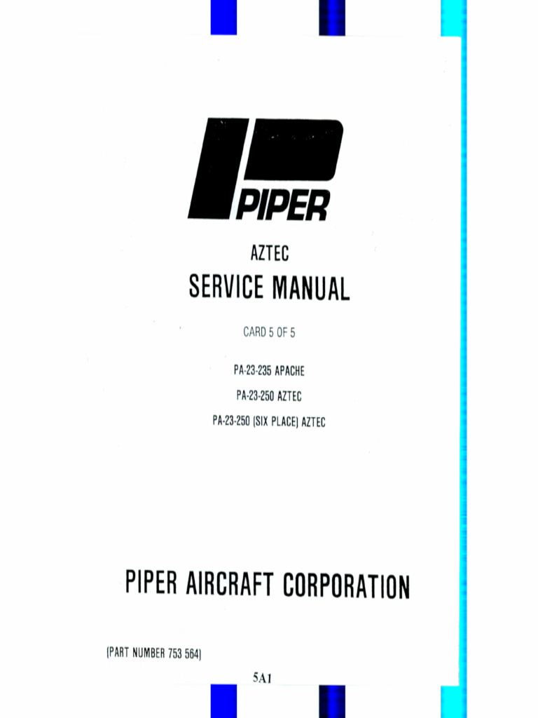 Piper Aztec Manual | PDF