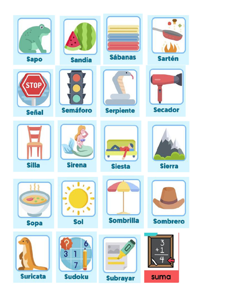 Sa, Se, Si, So, Su | PDF