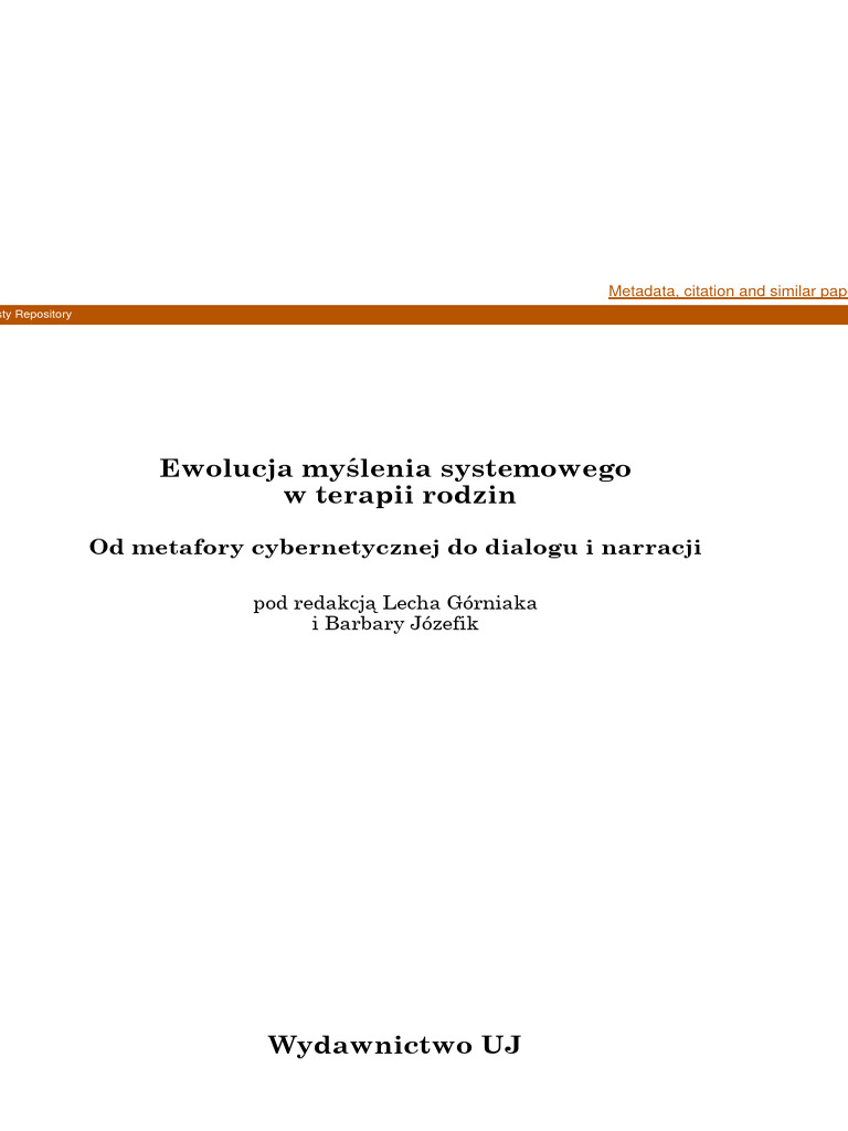 Górniak, Józefik Ewolucja M. System | PDF