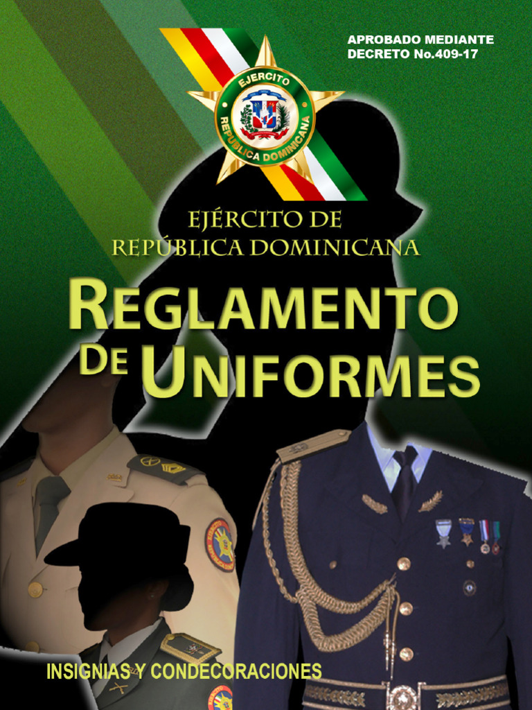 Reglamento de Uniforme Erd Version Corregida El 9-08-18 | PDF | Militar ...
