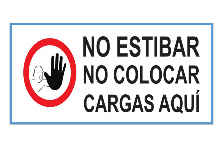 Señaletica no estibar | PDF