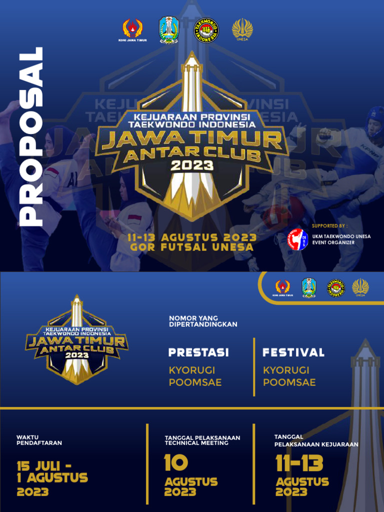 Proposal Kejurprov Ti Jatim Antar Club I 2023 | PDF