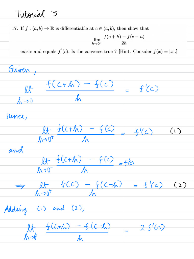 Tut 3 | PDF | Algebra | Abstract Algebra
