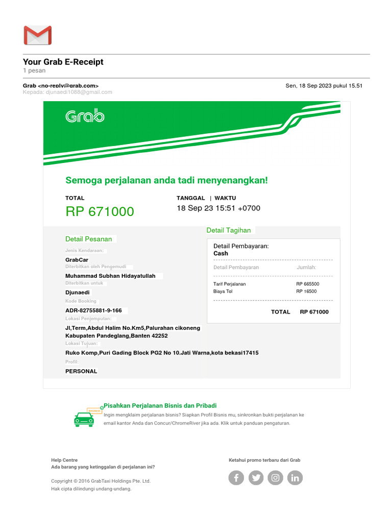 Grab car-A1Office | PDF