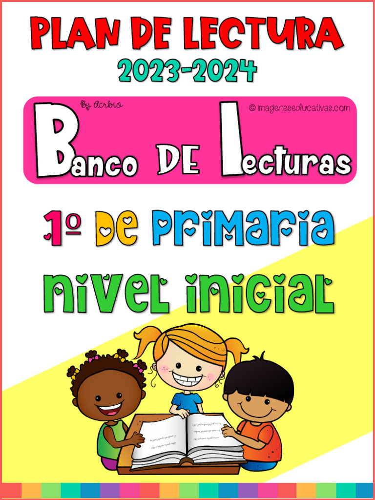 Lecturas para El Plan Lector 2023 2024 Primero de Primaria Nivel Inicial | PDF | Derechos de ...