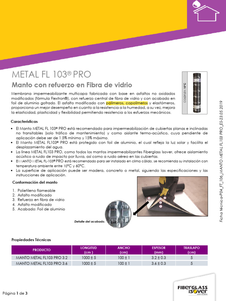 p04 FT 106 in Manto Metal fl103 Pro Es | PDF