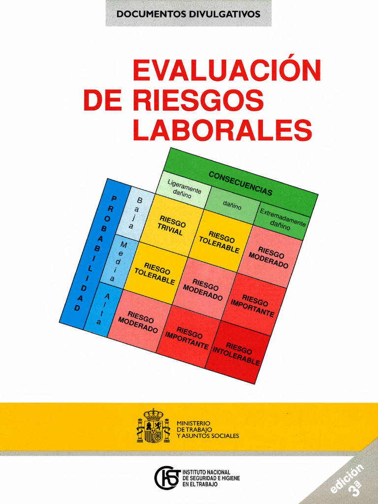 Evaluación de Riesgos Laborales 2003 | PDF