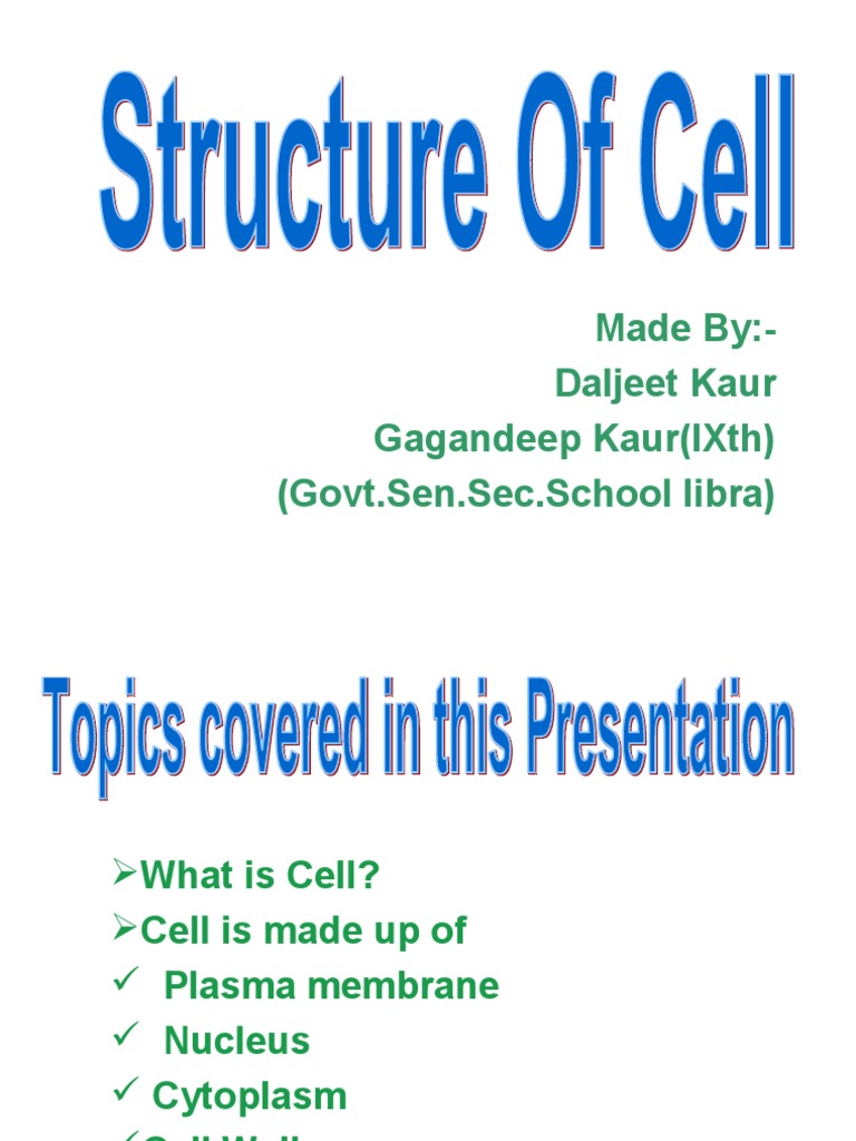 Structure of Cell Libra LDH | PDF | Endoplasmic Reticulum | Cell (Biology)