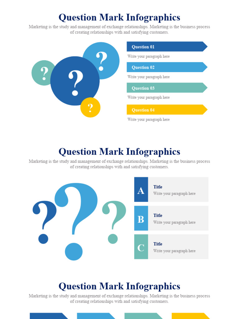 Question Mark Infographics | PDF