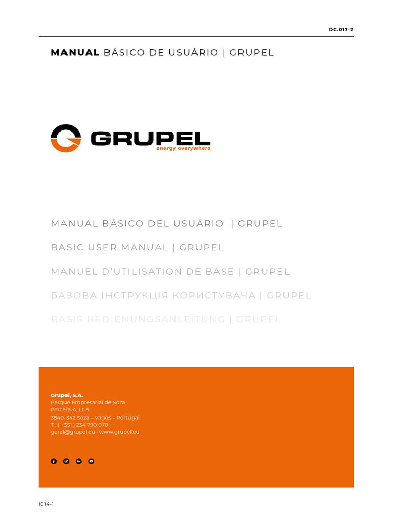 dc.017-2 Manual Basico Usuario Grupel 06-2023 | PDF