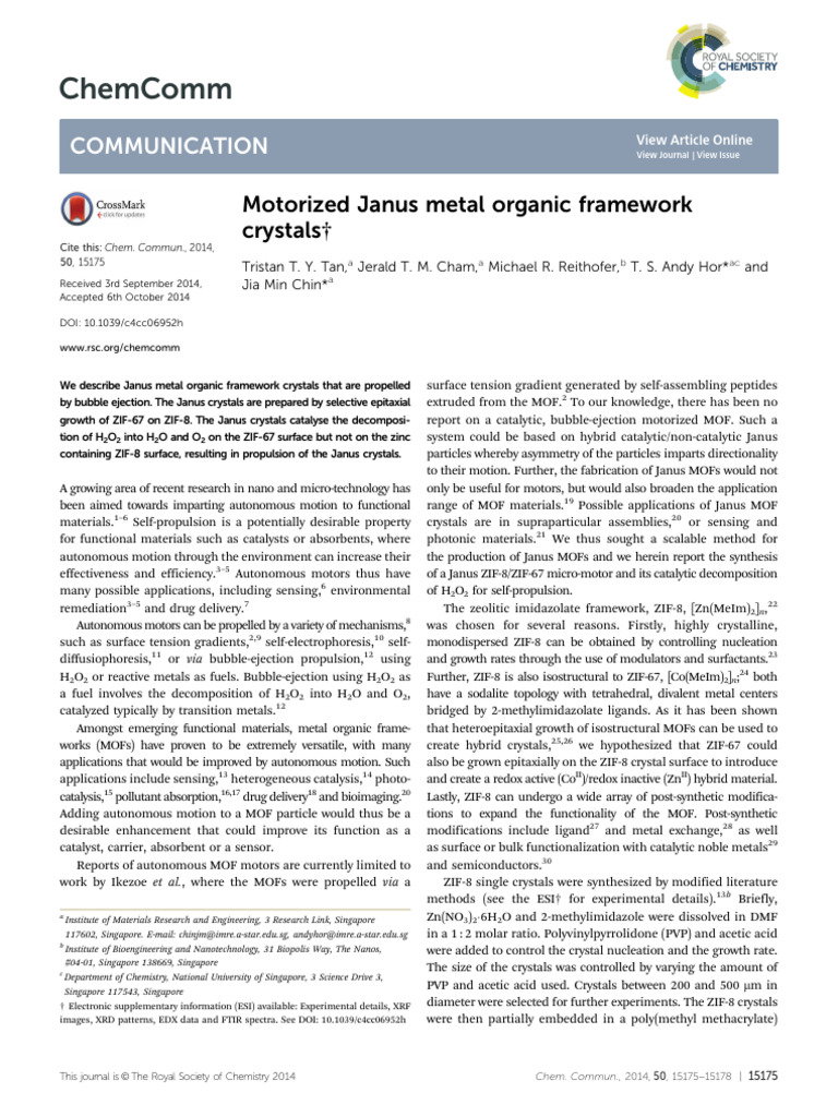 2014 Tristan Chem Comm | PDF
