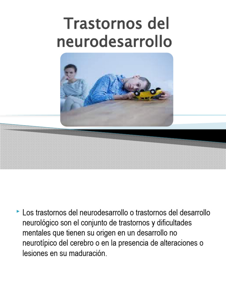 Trastornos Del Neurodesarrollo | PDF | Discapacidad intelectual | Síndrome de Asperger
