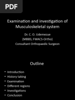 Knee Examination OSCE Guide | PDF | Knee | Musculoskeletal System