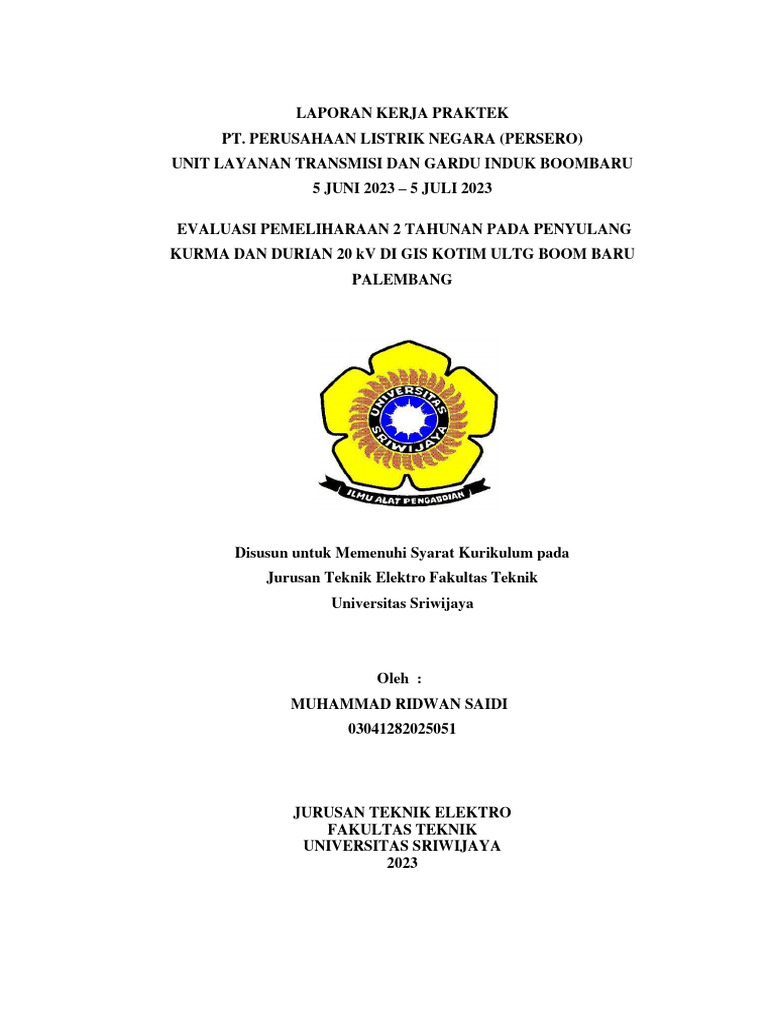 Muhammad Ridwan Saidi | PDF