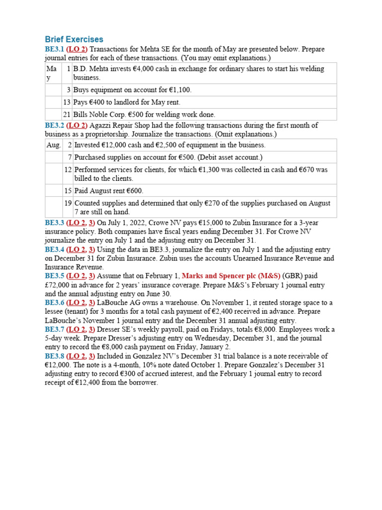 Accounting Journal Entries Guide | PDF