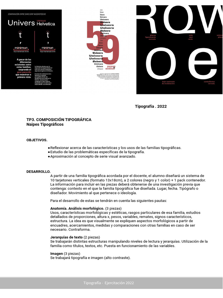 Tipografía TP3 2022 | PDF