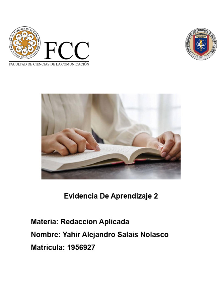 Salais Alejandro Evidencia2. | PDF | Oración (Lingüística) | Sintaxis