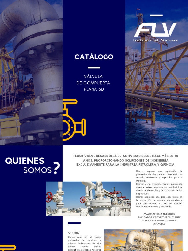 Catálogo Válvula Compuerta Plana FLV | PDF