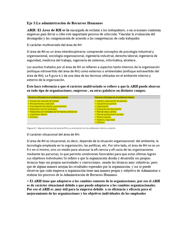 ARH | PDF | Gestión de recursos humanos | Business