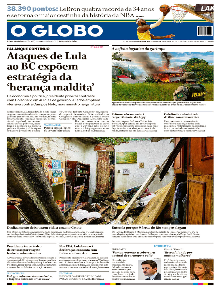 RJ o Globo HD 090223 | PDF