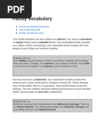 All Family Relationship Names in English With Pictures PDF | PDF ...