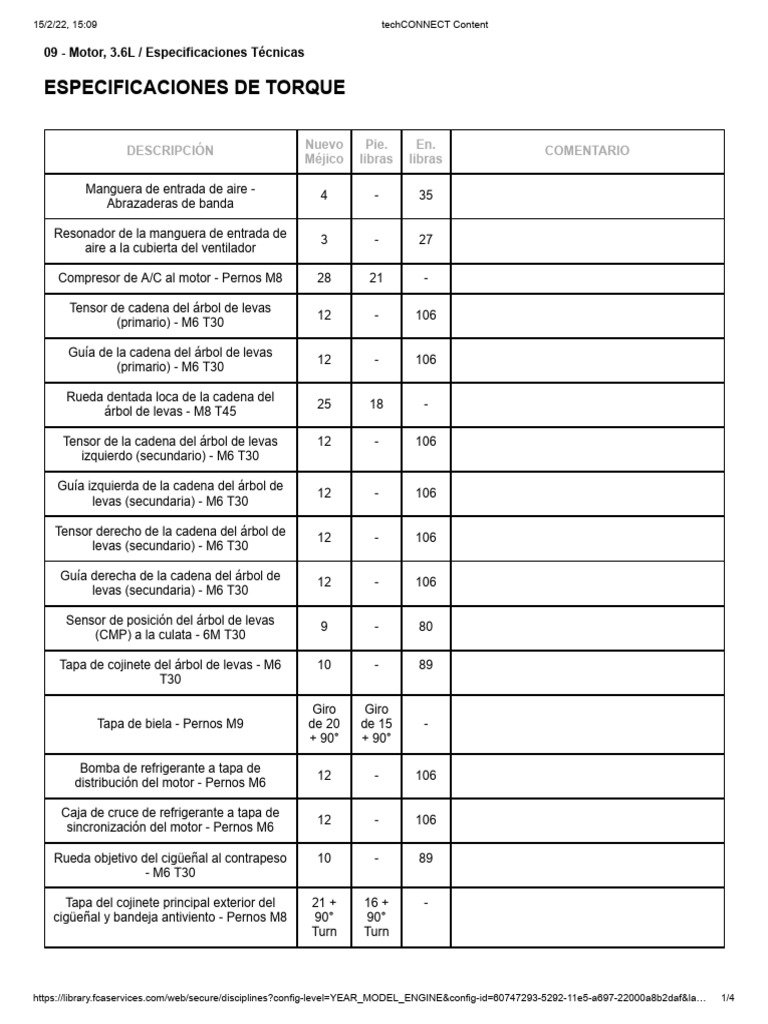 3 6 Pentastar Valve Cover Torque Specs