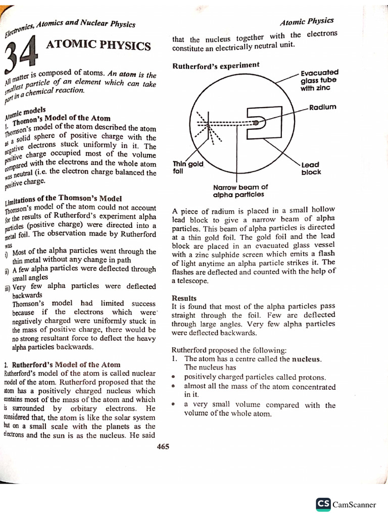 Atomic Physics | PDF