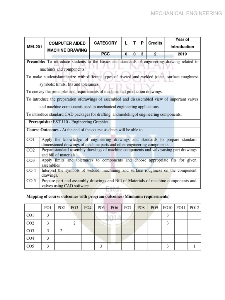 Machine Drawing | PDF | Screw | Computer Aided Design