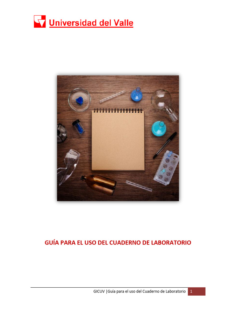 Guía del Cuaderno de Laboratorio | PDF | Laboratorios | Experimentar
