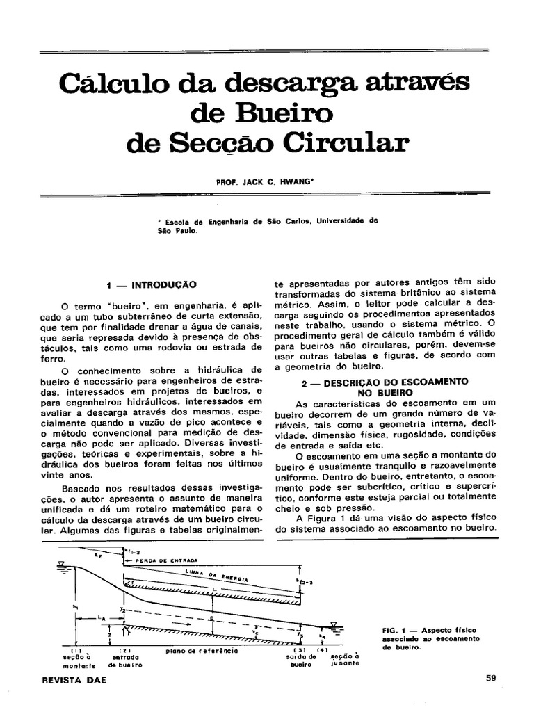 artigo_edicao_104_n_355 - Calculo descarga de bueiro circular | PDF