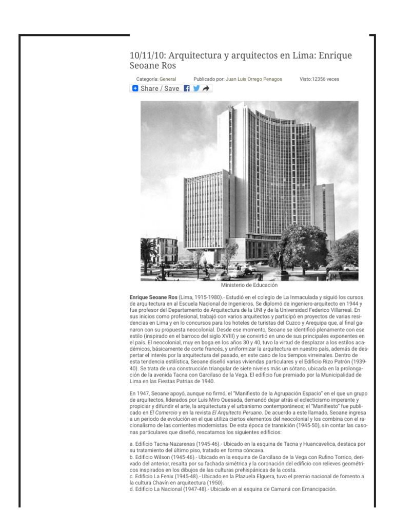 Arquitecto Peruano | PDF