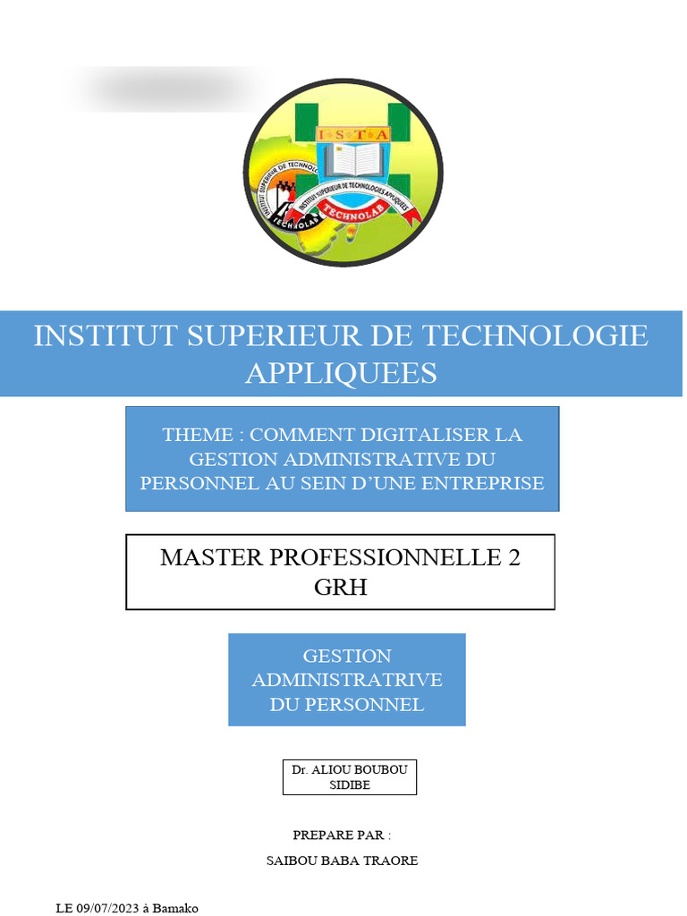 Digitalisation de La GAP 2 | PDF