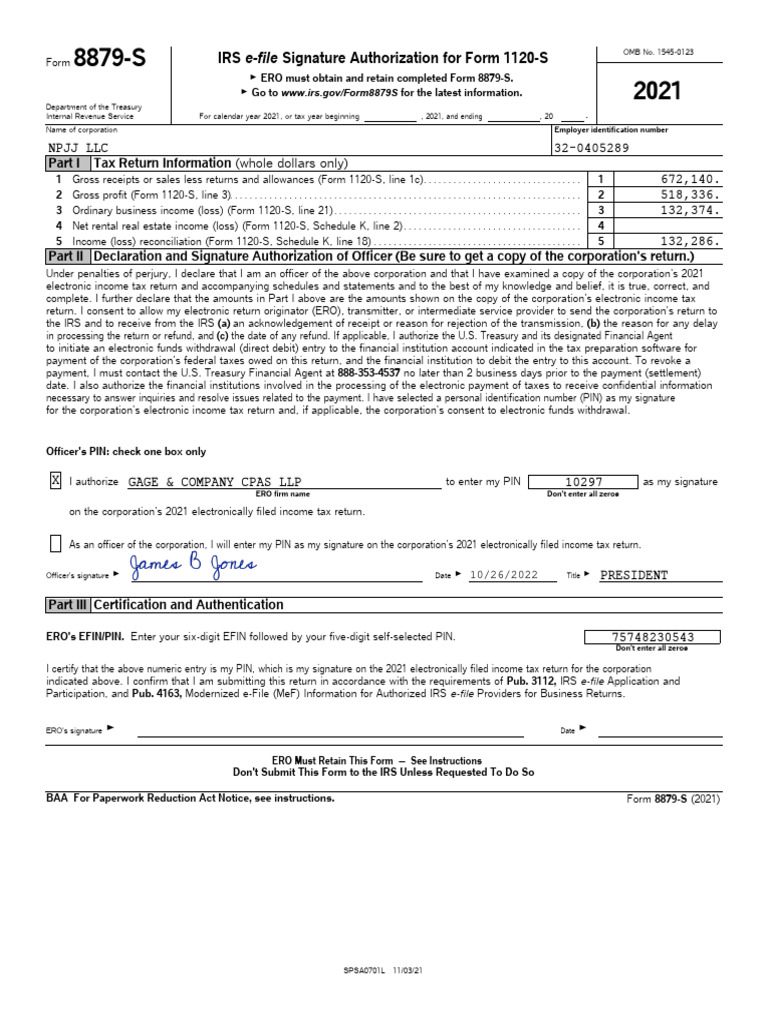 10 17 22 NPJJ LLC 8879 E-File Authorization 2021-Signed-Certificate ...